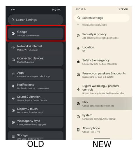 Android Brings A Dash Of Personalization To Your Google Settings