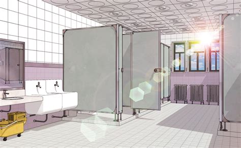 학교 남녀 화장실