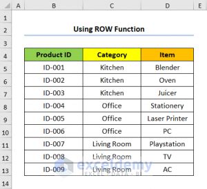 How To Increment Row Number In Excel Formula Handy Ways