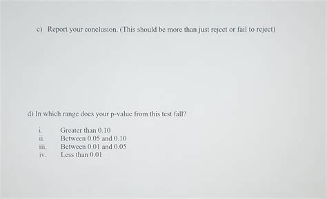 Solved Problem 2 Hypothesis Test One Mean Sportzone