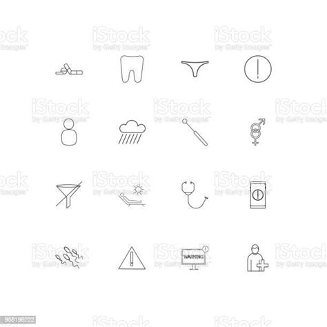 의료 및 의료 선형 얇은 아이콘 설정합니다 간단한 벡터 아이콘 설명 0명에 대한 스톡 벡터 아트 및 기타 이미지 0명 건강관리와 의술 디자인 Istock