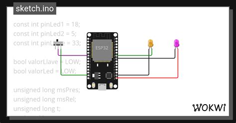 Temporizador Wokwi Esp32 Stm32 Arduino Simulator