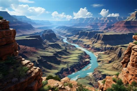 Premium Ai Image An Epic Journey Through The Grand Canyon A Glimpse