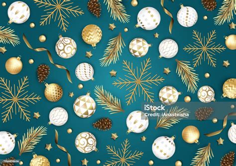 메리 크리스마스와 새해 복 많은 새해 눈송이와 공 디자인과 Xmas 배경 2022년에 대한 스톡 벡터 아트 및 기타 이미지