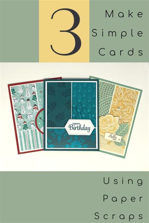 How To Make Simple Cards In Minutes Using Paper Scraps Artofit