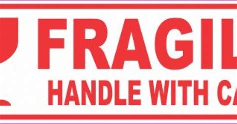 Lipdukas Fragile Handle With Care Lpd123136