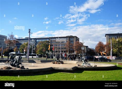 German People And Foreign Travelers Walking Travel Visit Mannheimer