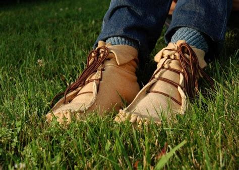 mens genuine elk hide leather moccasin boots moccasin boot pattern