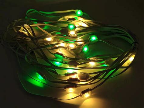 20mm Rgb Led 픽셀 주소 지점 조명 영구 휴일 잎 크리스마스 조명