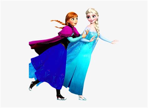 Elsa And Anna Skating Together ” Frozen Elsa And Anna Ice Skating