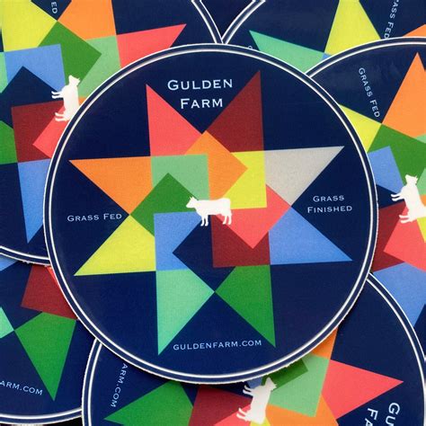 Water Bottle Stickers Gulden Farm