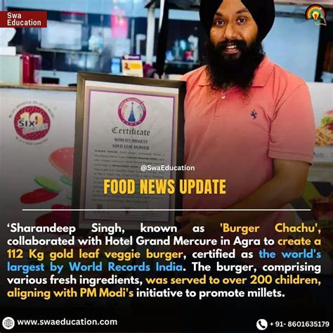 Arpit Singh On Linkedin Fssai Burgerking Largestburger Foodnews