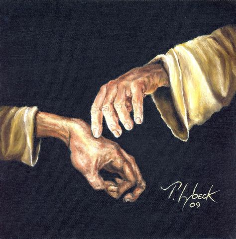 Jesus Healing Man With Withered Hand An Original Oil Painting