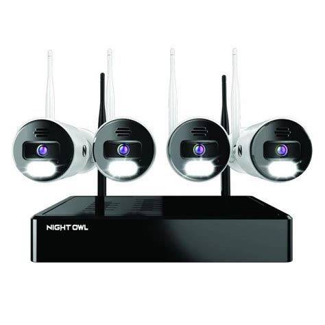 Night Owl Wi Fi Bluetooth NVR With 4 AC Powered Wi Fi IP 4K Spotlight