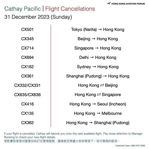 國泰今再取消14航班 稱機師流感缺勤較預期多 工會批招聘慢：農曆年或再取消 星島日報