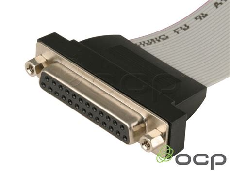 Panel Mount Db9 Male Serial Port With Bracket Ocp Group Inc