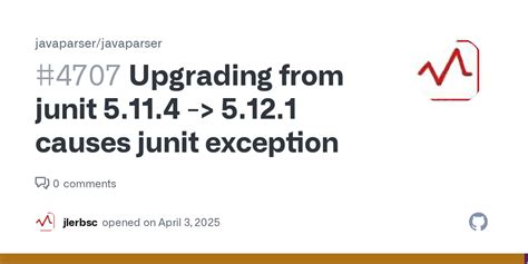 Upgrading From Junit 5114 5121 Causes Junit Exception · Issue