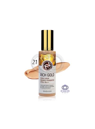 Тональный крем с золотом Enough Rich Gold Double Wear Radiance ...
