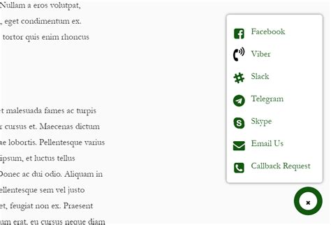 Beautiful Floating Contactsocial Media Button Wp Missing