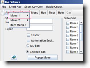 Check Button Menu Exists