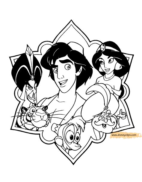 Aladdin Coloring Pages