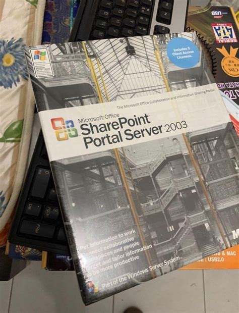 Microsoft Share Point Portal Server 2003 With 5 CAL BNIB Computers