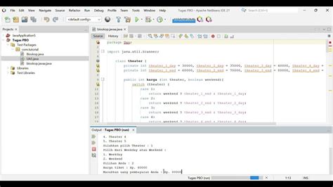 Tugas Pbo Apache Netbeans Ide 21 2024 07 17 16 02 51 Youtube