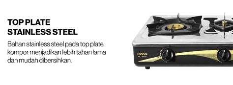 Kompor Tiga Tungku Rinnai RI603 E Rinnai Indonesia