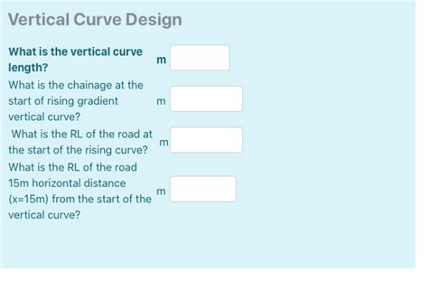 Solved Vertical Curves 3 A Vertical Summit Curve Connecting Chegg Com