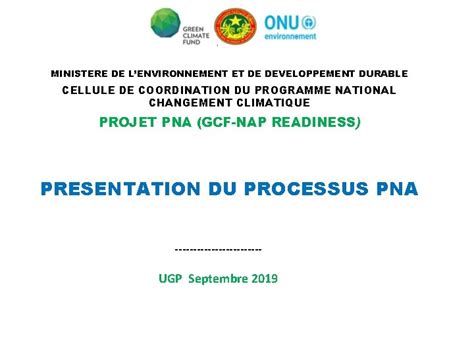 Ministere De Lenvironnement Et De Developpement Durable Cellule
