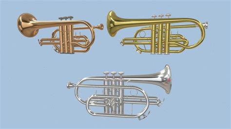 Artstation Tuba Three Materials Brass Copper And Silver Resources