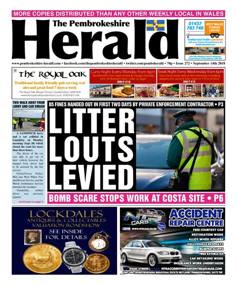 Herald Newspapers Plc Pembrokeshire Herald Issue 272 Page 58 59