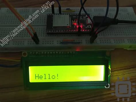 Microdigisoft Services On Linkedin I2c Lcd Integration With Esp32 And