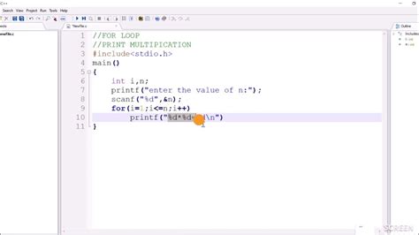 C Language For Loop With Example Programs In Telugu Forloop Youtube