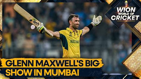 Glenn Maxwell Produces The Greatest Odi Knock Of All Time As Australia