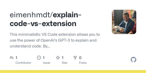 GitHub Eimenhmdt Explain Code Vs Extension This Minimalistic VS Code