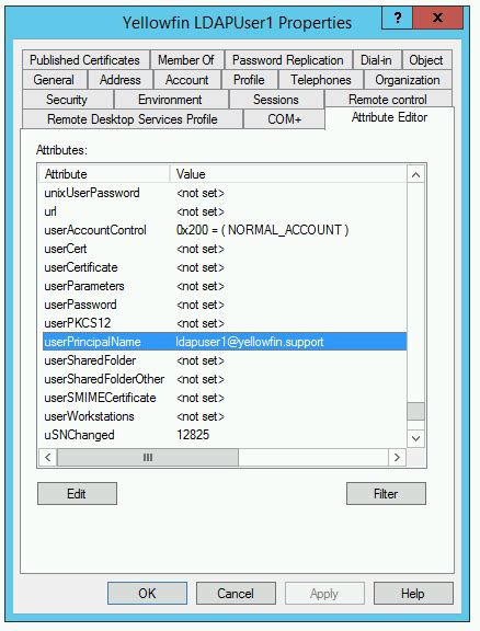 Ldap Authentication Configuration In Yellowfin System Configuration