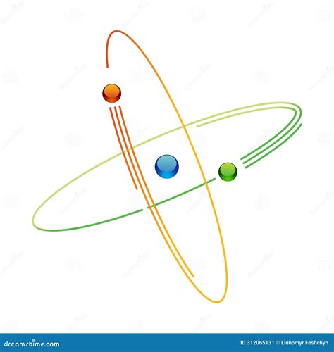 Atom Symbols Of Nuclear Energy Icon Scientific Research And Molecular