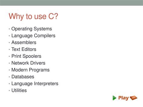 Ppt C Language Tutorial Powerpoint Presentation Free Download Id