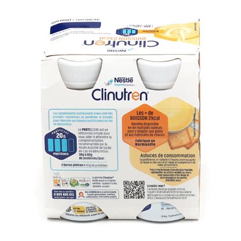 Clinutren HP HC 2 kcal vanille Boisson hyperprotéinée Nutrition