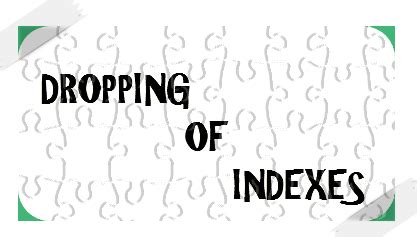How To Drop Indexes Unique Indexes In Oracle