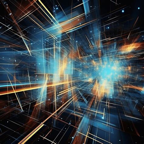 Abstract Digital Background Premium Ai Generated Image