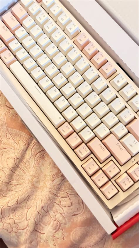 Basic Pin Mechanical Keyboard Pink Computers Tech Parts Accessories Computer Keyboard