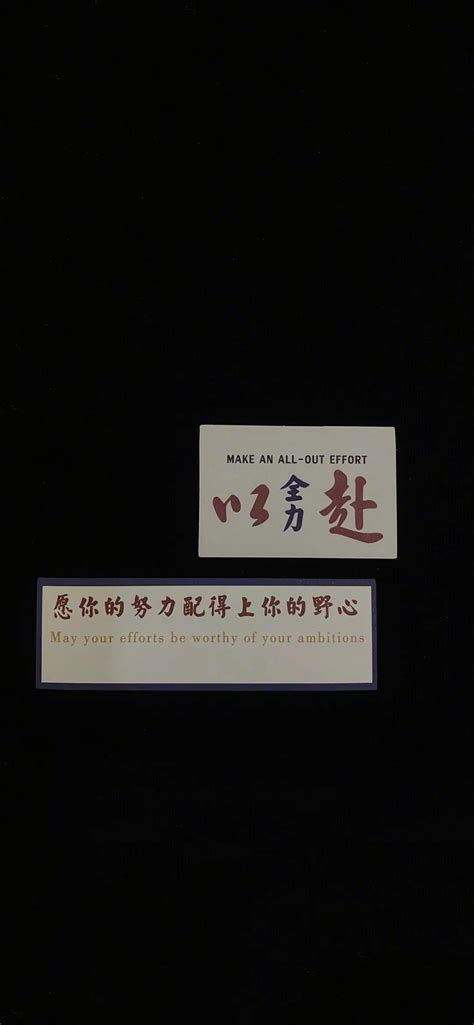 文字壁纸 愿你的努力配得上你的野心 高清图片堆糖美图壁纸兴趣社区