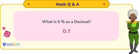 What Is 6 As A Decimal [solved]