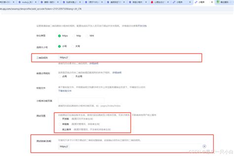 扫普通二维码码进入开发版体验版正式小程序小程序扫码进入 Csdn博客