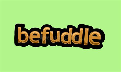 Befuddle Writing Stock Illustrations 2 Befuddle Writing Stock