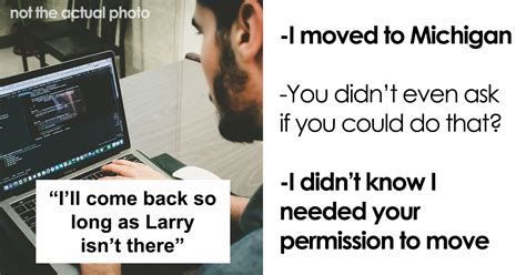 boss tells senior programmer to move back to nyc for work so he quits
