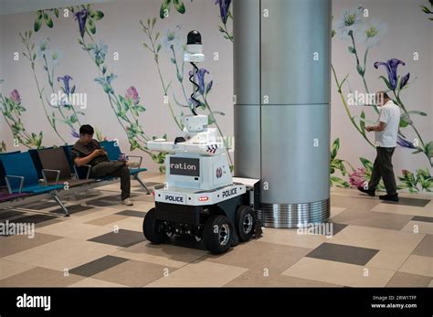 31 07 2023 Singapore Republic Of Singapore Asia Fully Automated And Autonomous Police Robot