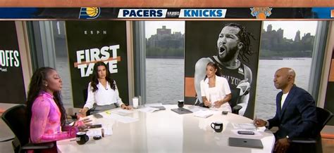 Shes A Baddie Gasp Espn Viewers As Molly Qerim Wows In On Air